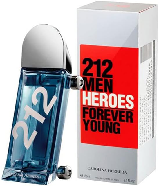 212 Men Heroes Carolina Herrera Eau de Toilette – MV Importados